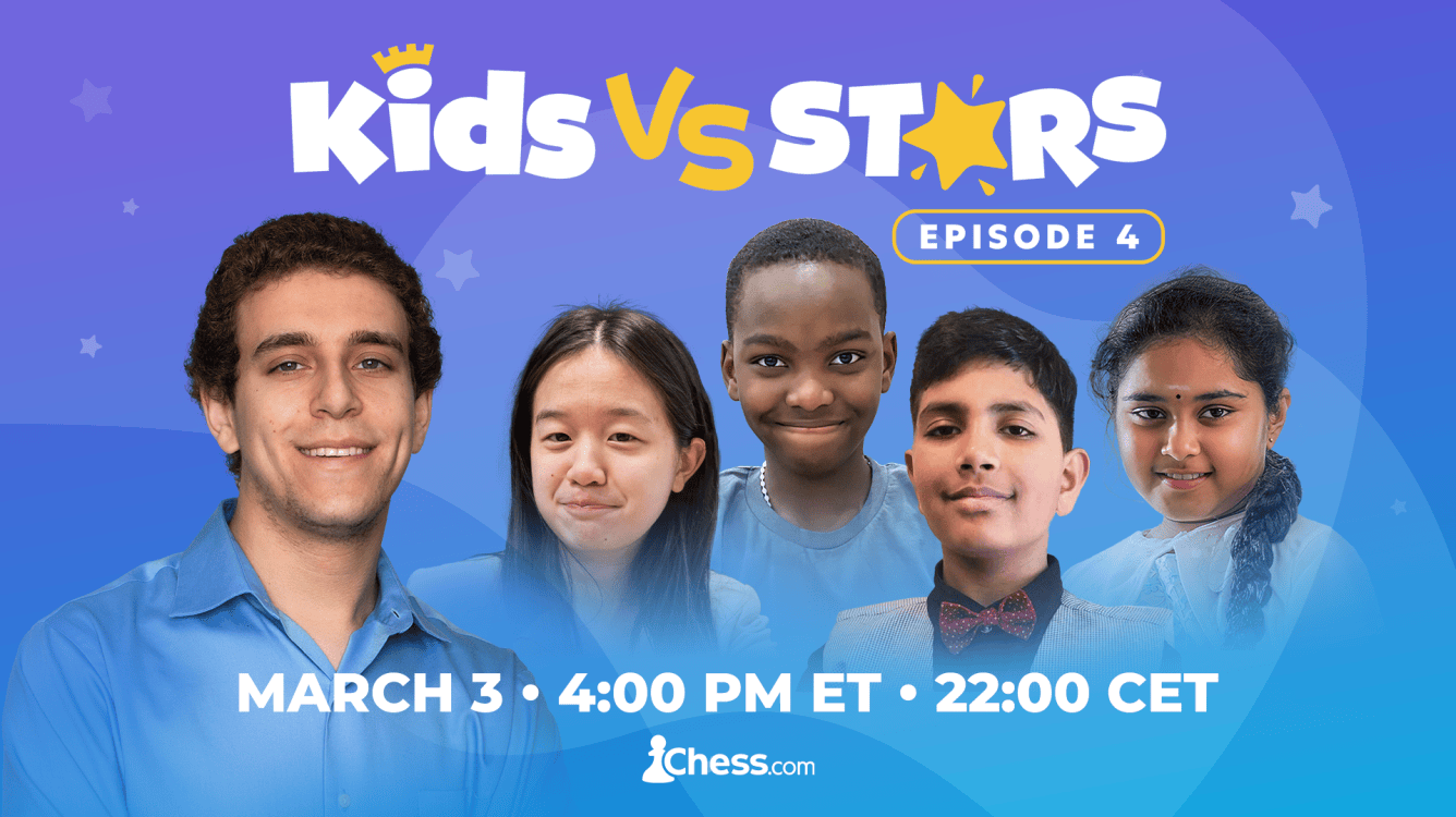 Kids vs. Stars Ep. 4: Four Young Talents vs. GM Naroditsky - ChessKid.com