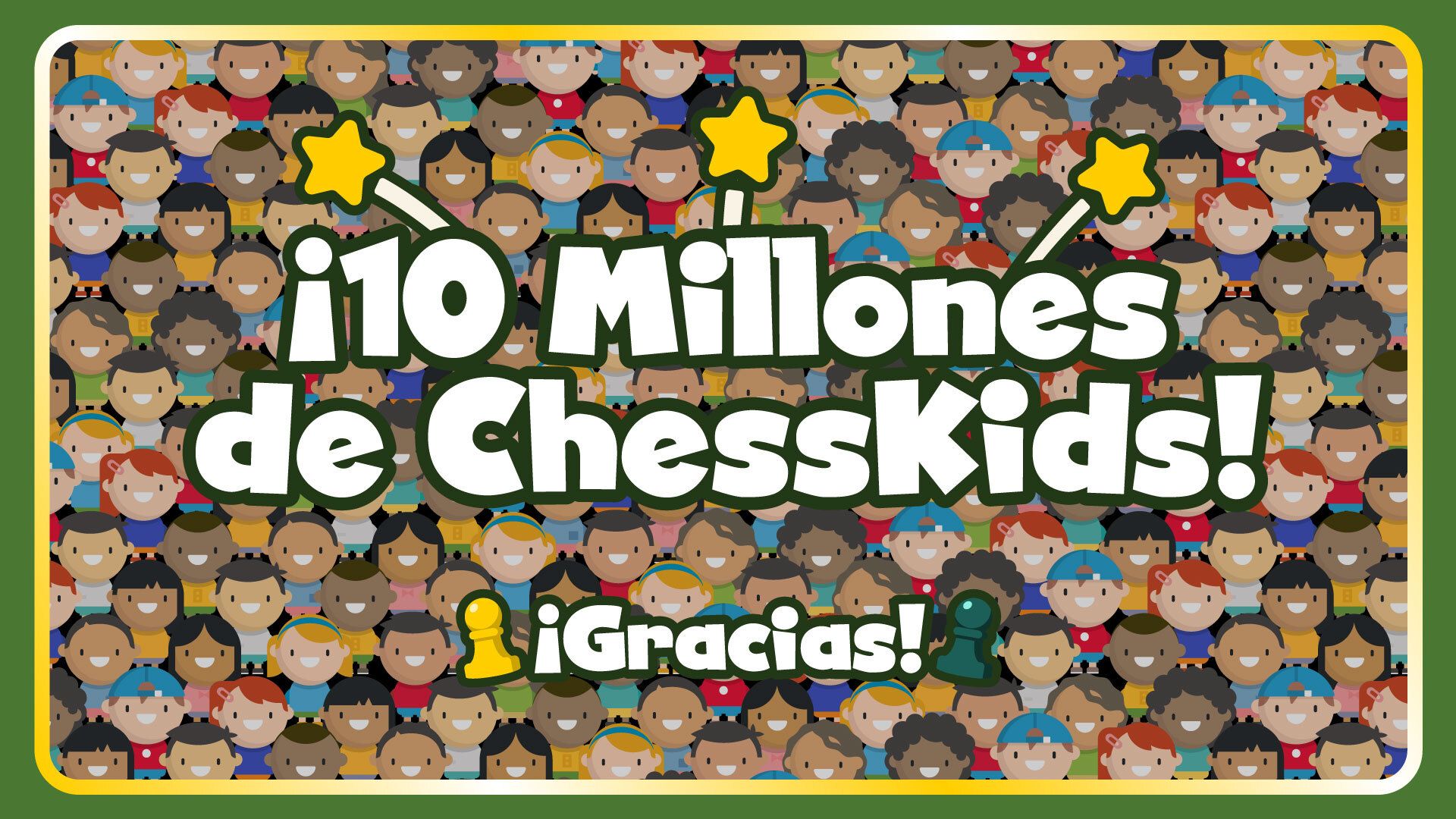 ¡ChessKid Celebra 10 Millones de niños! - ChessKid.com