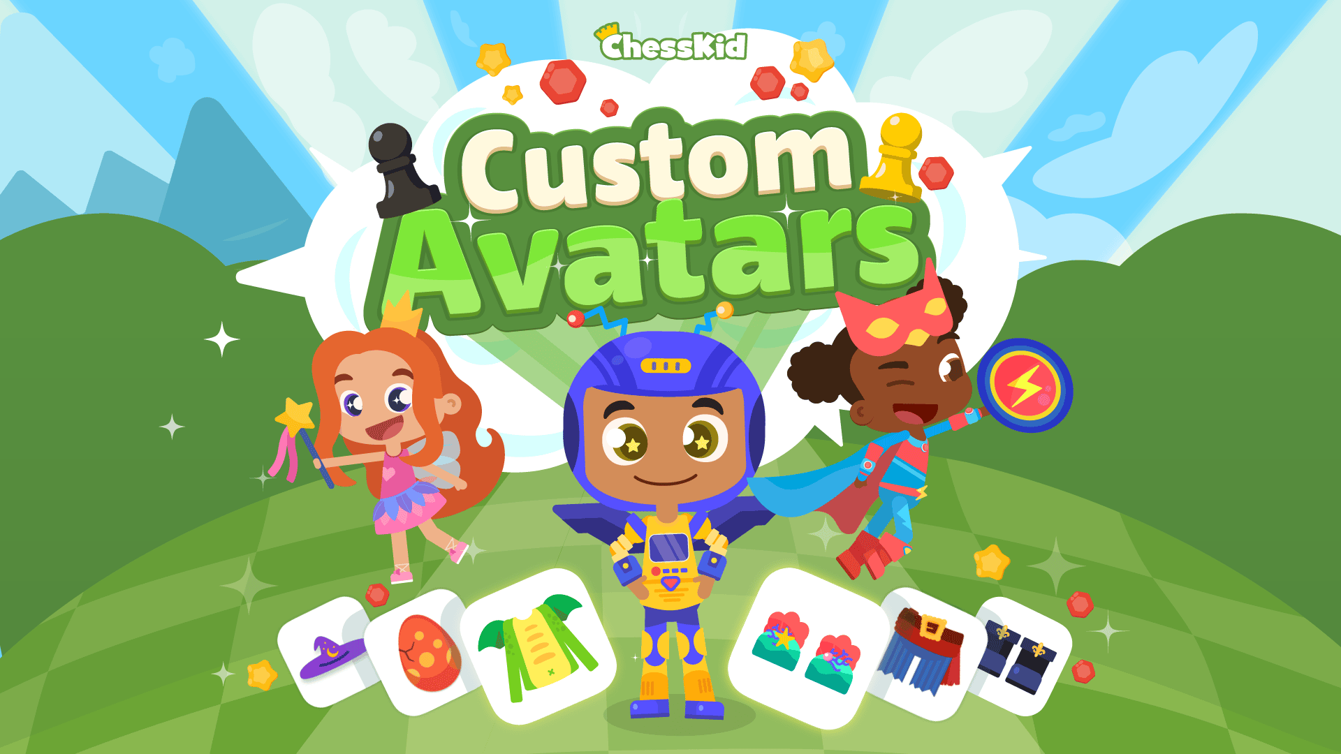 ChessKids, Customizable Avatars Are Here! - ChessKid.com