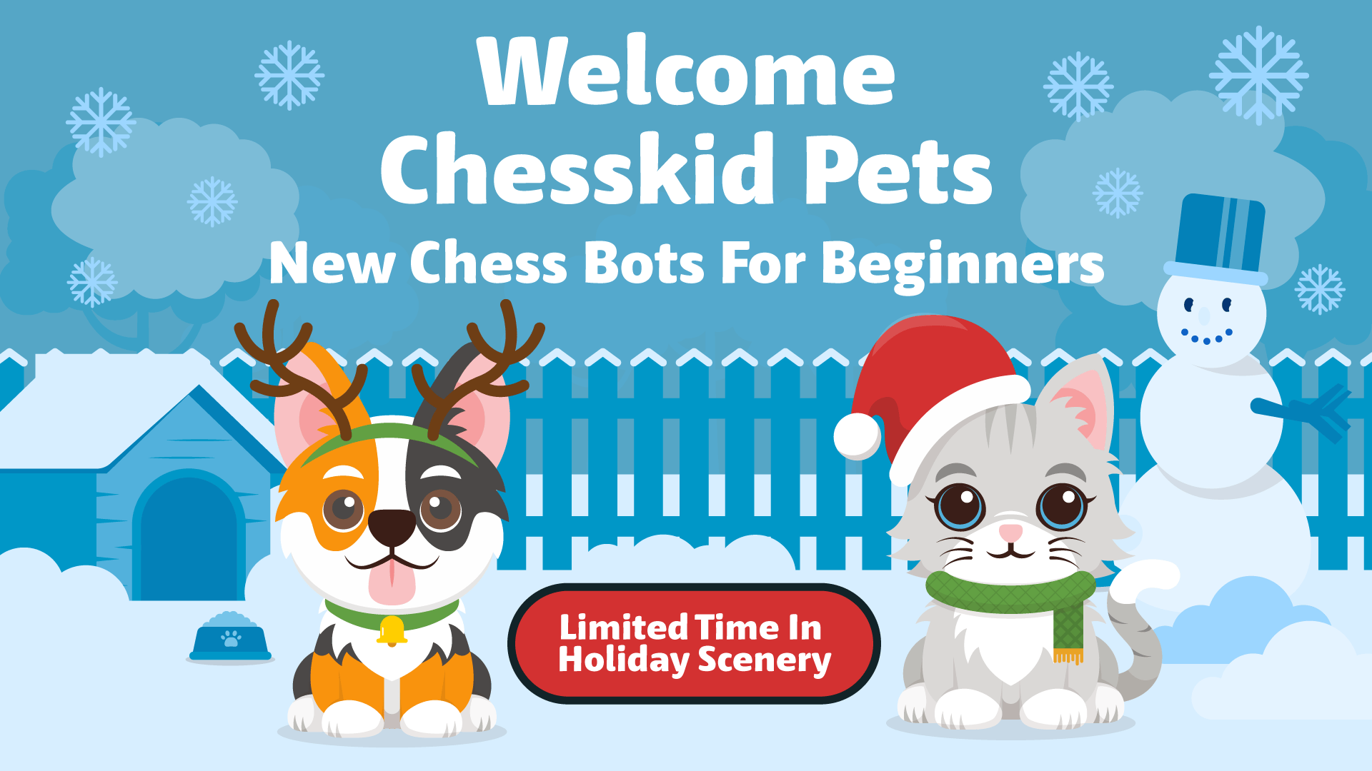 New ChessKid Pets Are Here for the Holidays - ChessKid.com