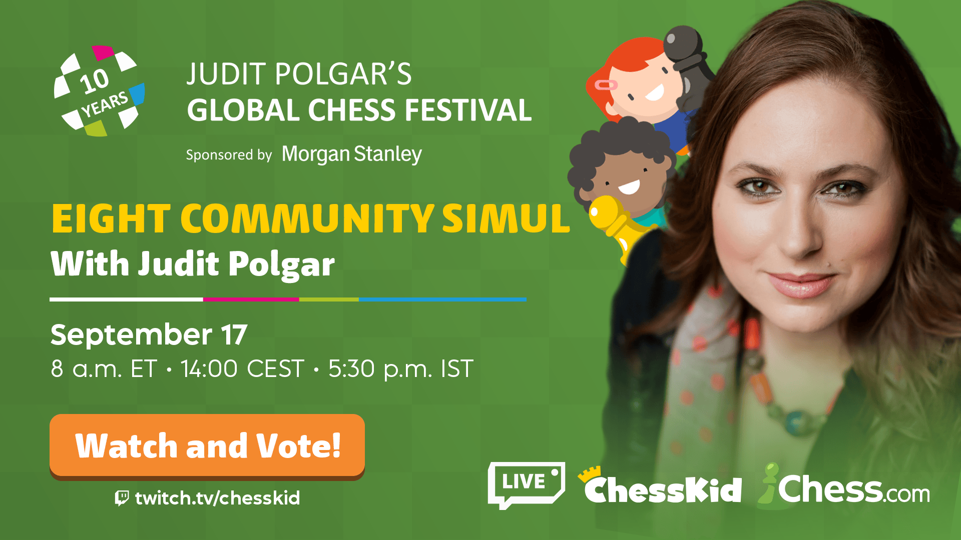 Play vs. Judit Polgar And Compete to Attend Her Masterclass - ChessKid.com