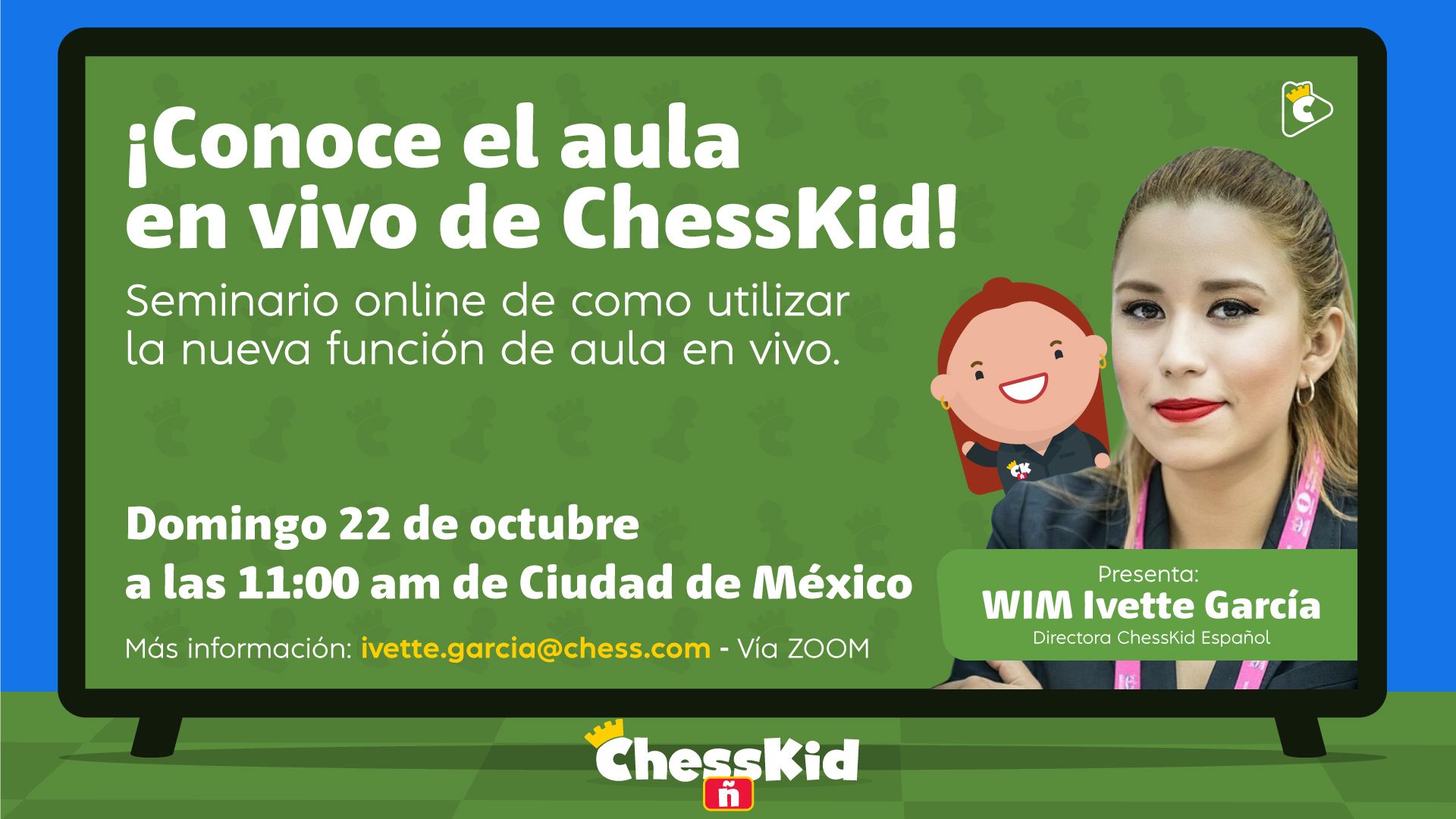 ¡Seminario Online ChessKid! - ChessKid.com