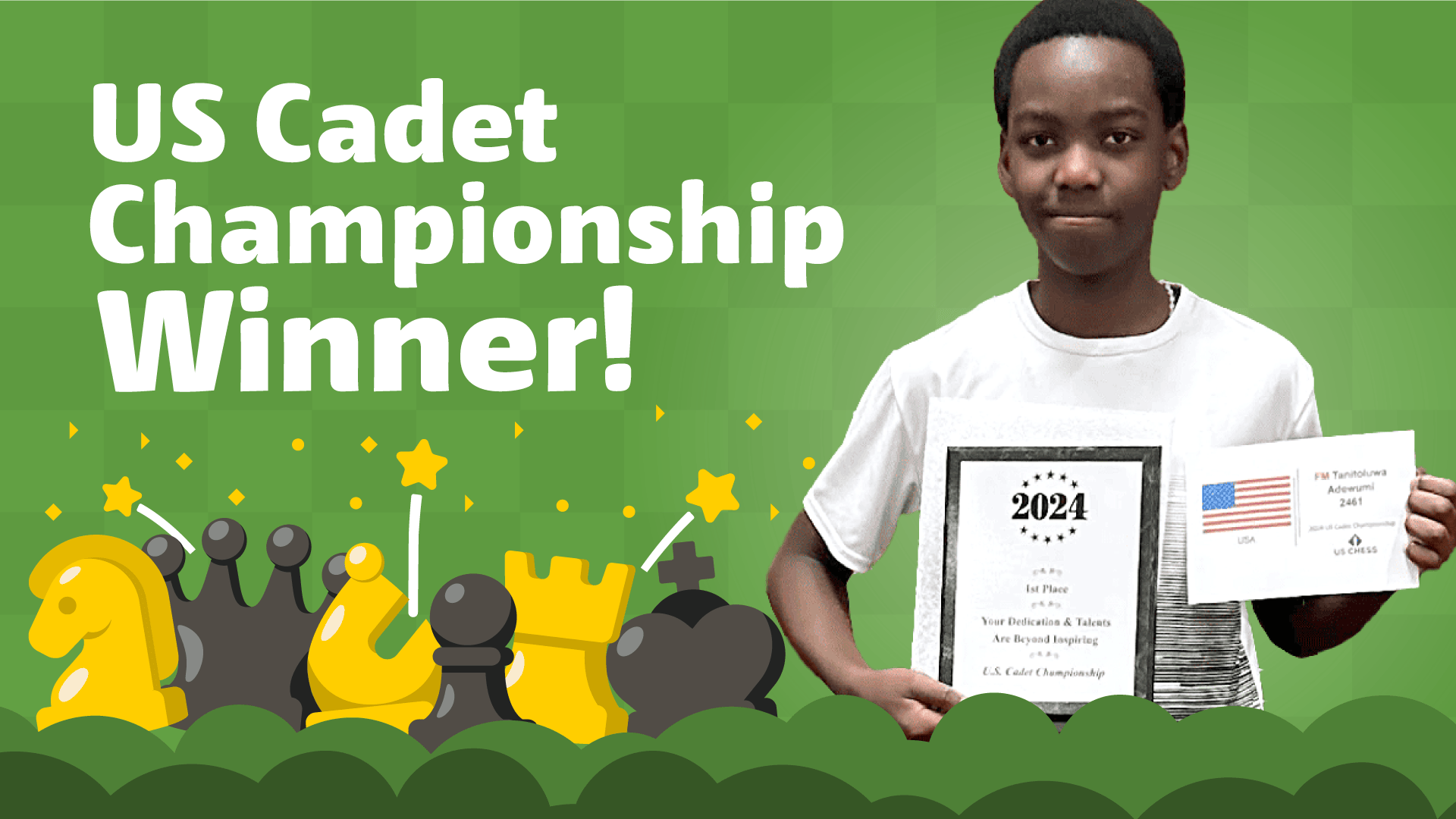 Tani Wins US Cadet Championship! - ChessKid.com