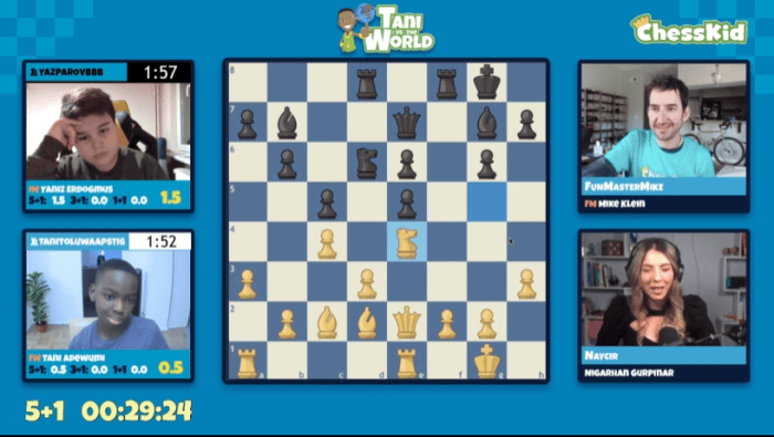 Tani vs The World: ChessKid Stars Tani Adewumi and Alice Lee Face Off ...
