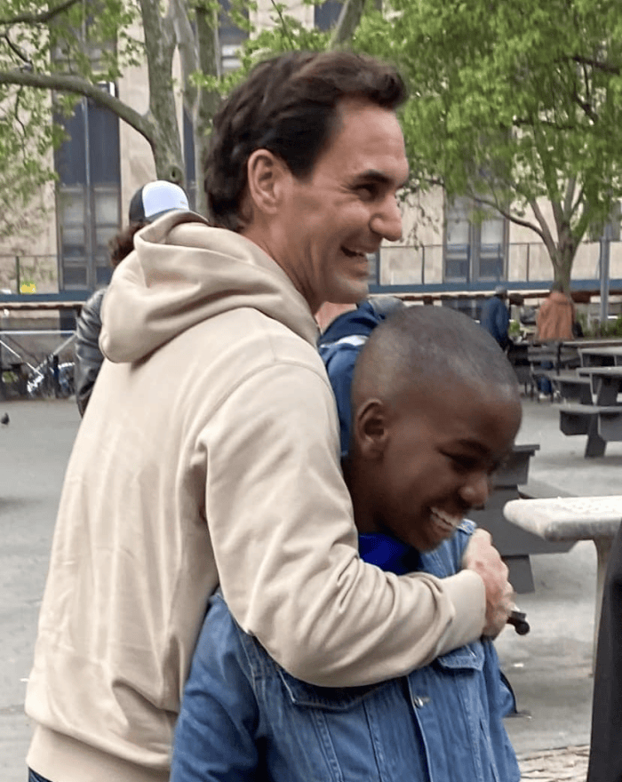 Tani Plays Tennis Legend Roger Federer — And Wins All Chess Games ...