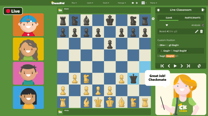 Chess Coaching for Kids with ChessKid Features - ChessKid.com